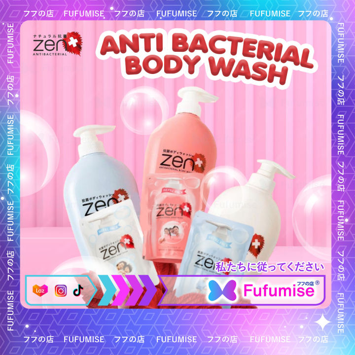 Zen Antibacterial Sabun Cair Refill And Pump Series 400 Ml 500 Ml Sabun