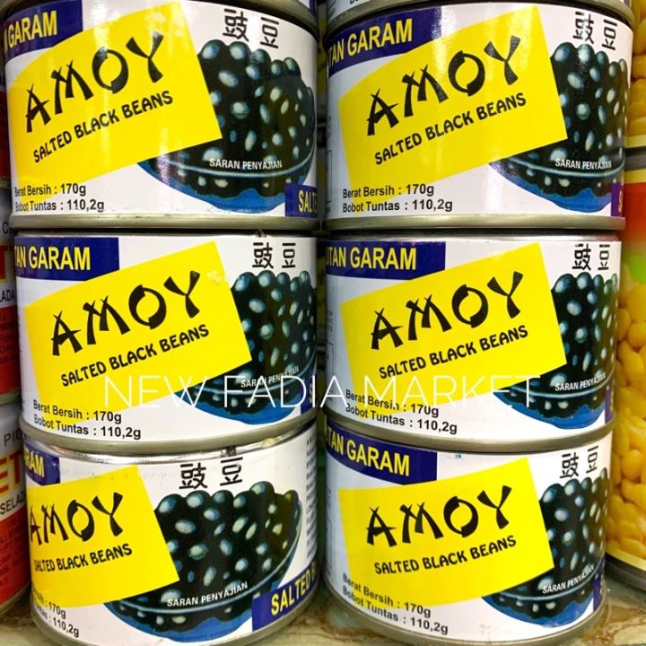 Tausi Amoy Salted Black Beans 110,2gr (170gr) | Lazada Indonesia