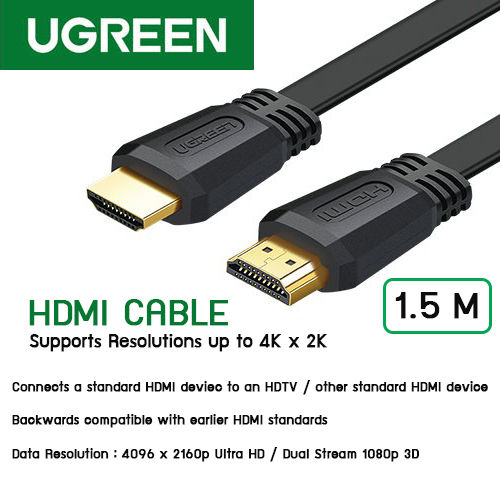 UGREEN สายจอมอนิเตอร์ UGREEN HDMI CABLE Supports Resolutions Up to 4K x ...