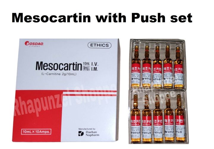 Mesocartin with Push set-10 session | Lazada PH