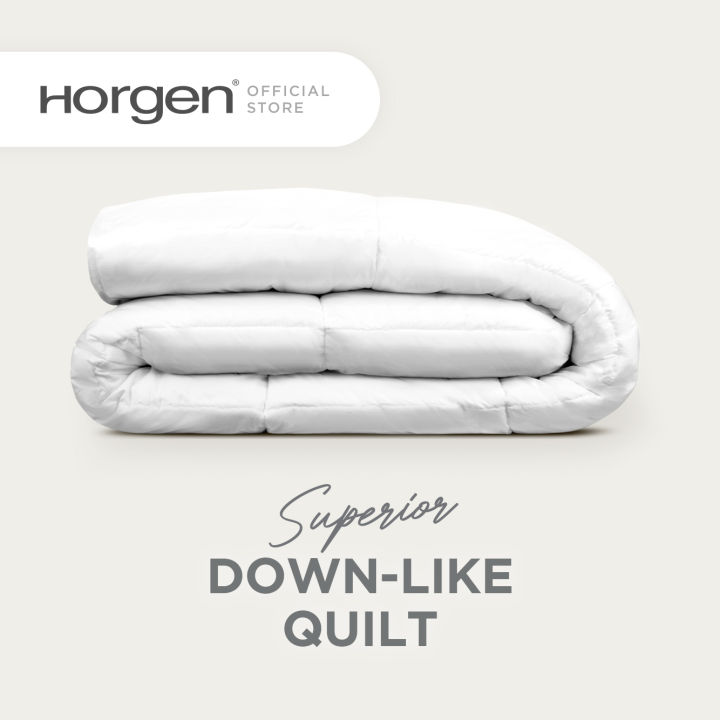 Horgen Hypoallergenic Down-Feel Duvet Quilt Insert | Comforter ...