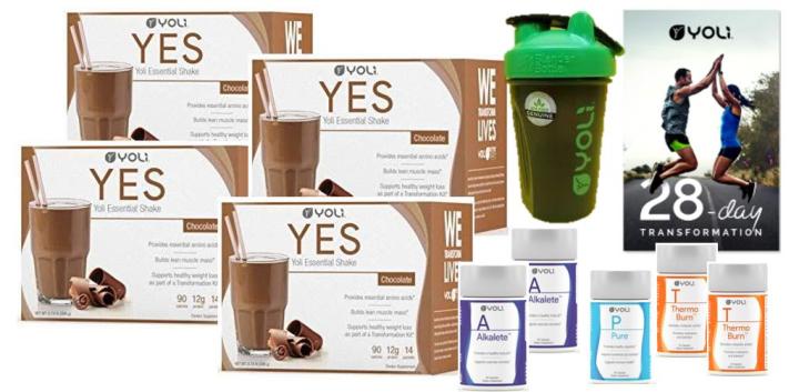 Yoli Transformation Kit Yes Choco Shake & Thermoburn w/ FREE Resolve ...