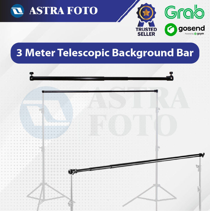 3 Meter Telescopic Background Bar For Studio Backdrop Stand 3M | Lazada ...