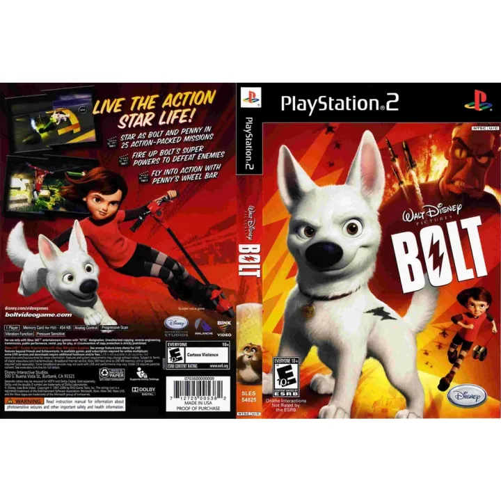 แผ่นเกมส์ PS2 Disney Bolt คุณภาพ ส่งไว | Lazada.co.th