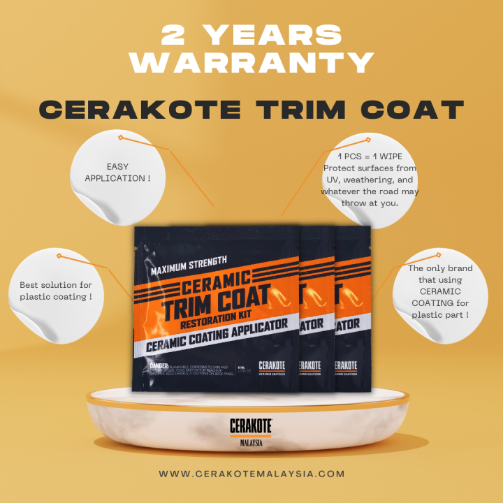 [Ready Stock] Original Cerakote Ceramic Coating Plastic Trim | Lazada