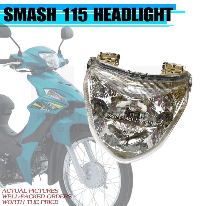 HDR SUZUKI SMASH 115 / SMASH115 HEADLIGHT / HEAD LAMP MOTORCYLE PARTS ...
