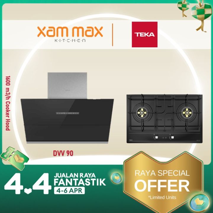 (4.4 RAYA SPECIAL) Teka - DVV 90 Designer Slanted Cooker Hood ...