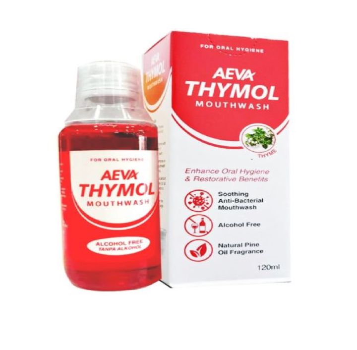 AEVA THYMOL MOUTHWASH 120ML | Lazada