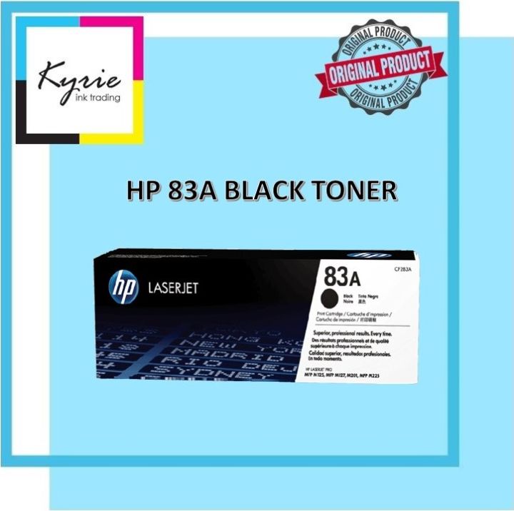 HP 83A Black Original LaserJet Toner Cartridge CF283A | Lazada PH