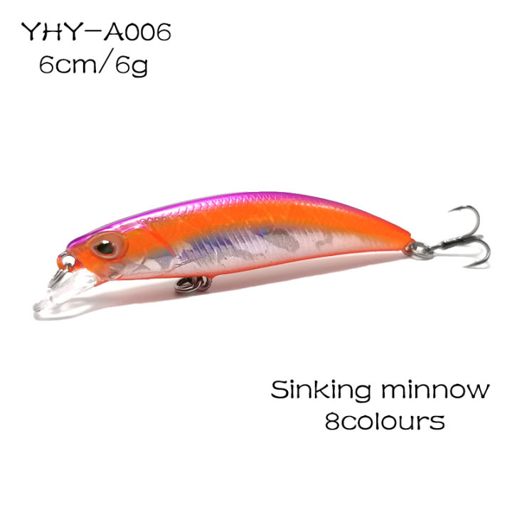 6Cm 6G Fishing Sinking Minnow 60Mm เหยื่อล่อปลาเหยื่อตกปลาขายดี ...