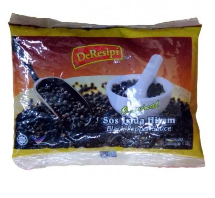 DERESIPI Blackpepper Sauce / Sos Lada Hitam (Pouch) - 1kg | Lazada