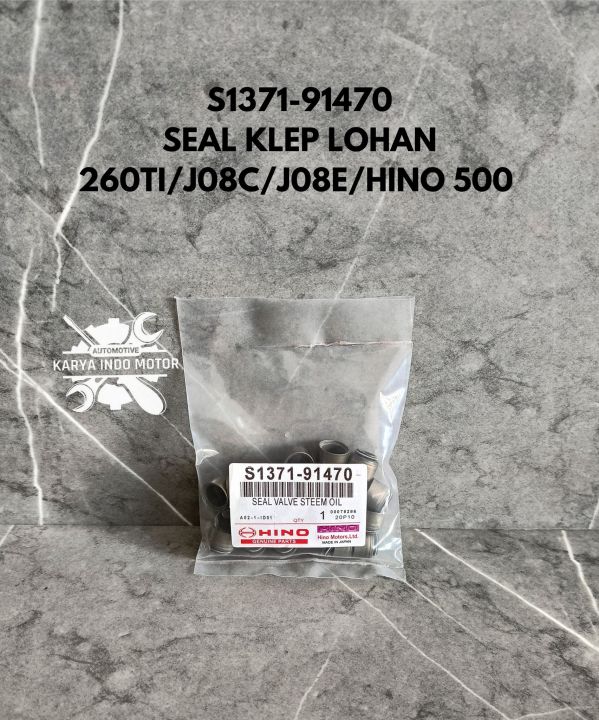 SEAL KLEP VALVE HINO LOHAN JO8C/JO8E FM260TI HINO 500 HARGA 1 SET S1371 ...