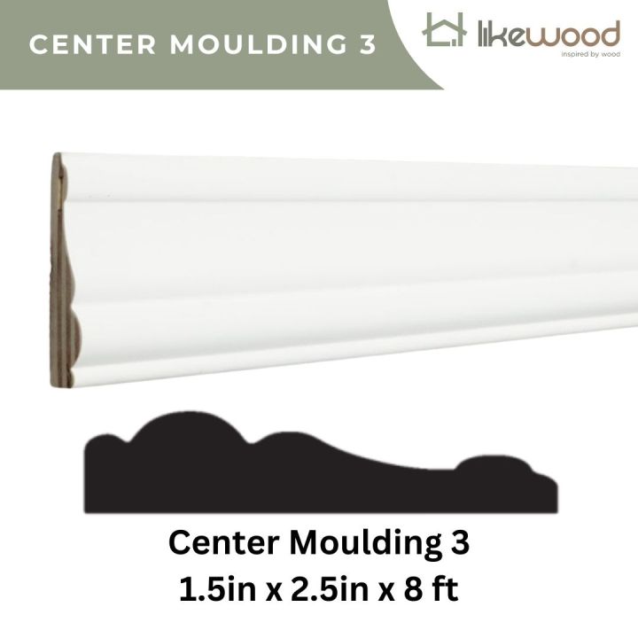 Matimco Likewood Special Mouldings (Laminated Veneer) Center Moulding 3 ...