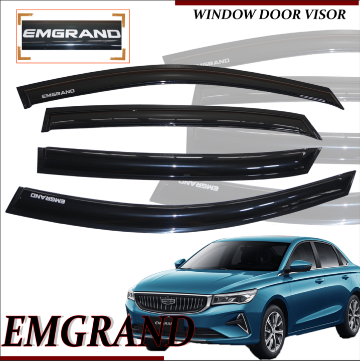 Geely Emgrand Rain Visor Black, Window Visor | Lazada PH