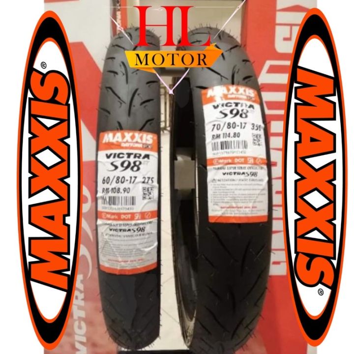 MAXXIS Tayar Maxxis Victra ST S98 F1 -Tubeless Tyre-Size 17 & 14 & 13 ...