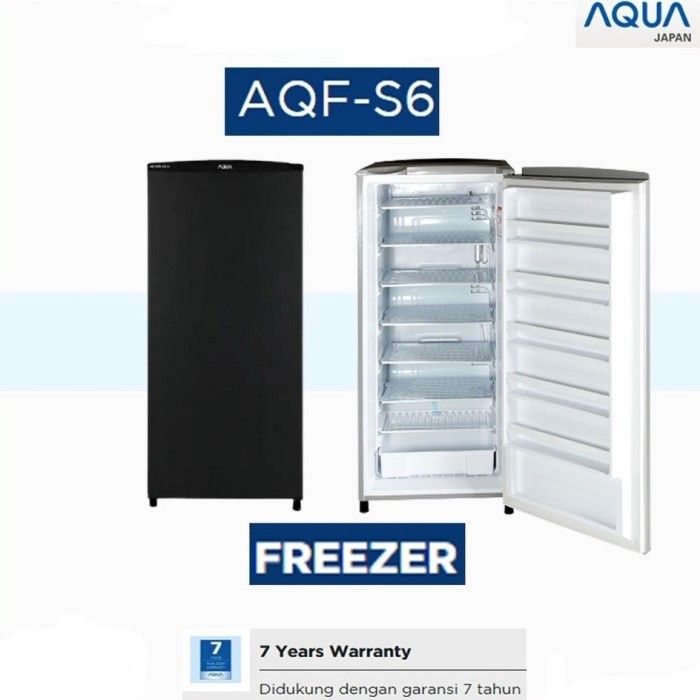 AQUA - KULKAS FREEZER 6 RAK - AQF S6(DS) | Lazada Indonesia
