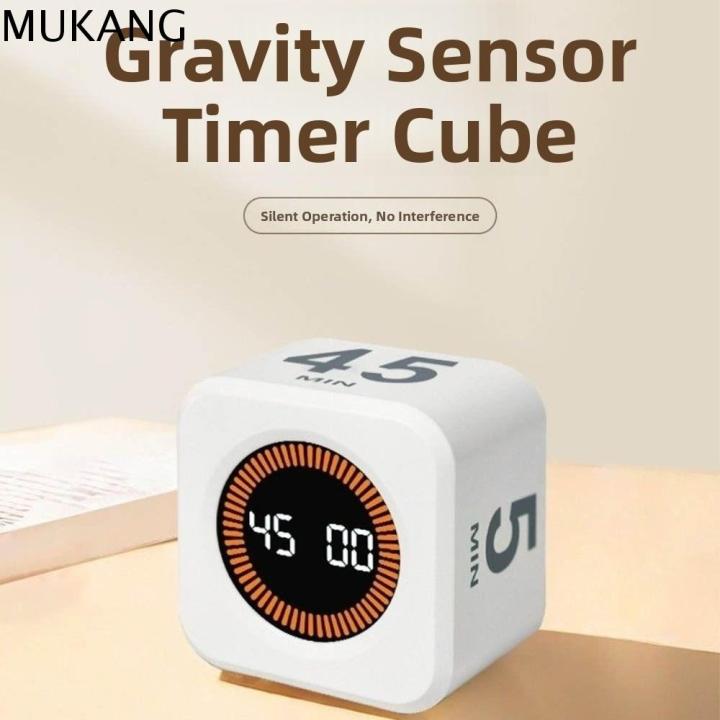 MUKANG 4 Preset Time Visual Flip Timer Gravity Sensor LED Display Countdown Timer Educational ...
