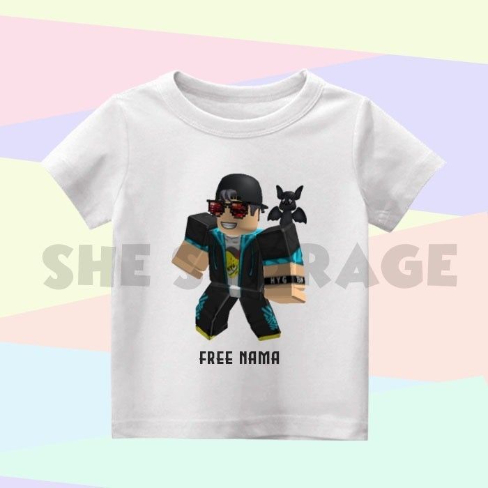 [100% Cotton] Hayago ROBLOX YOUTUBER 2 เสื ้ อยืดเด ็ ก พิมพ ์ ชื ่ อ ...