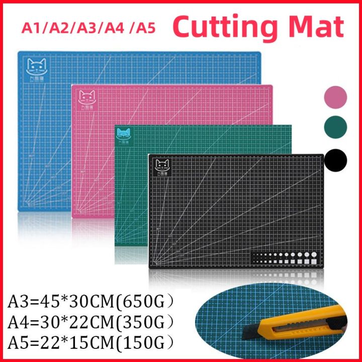 A1 A2 A3 A4 A5 PVC Cutting Mat Cutting Pad Self-Healing PVC Pad Double-sided DIY Tool Patchwork ...