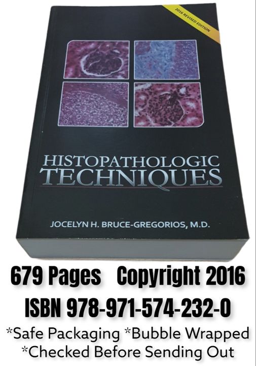 Histopathologic Techniques 2016 Revised Edition by Jocelyn Bruce-Gregorios | Lazada PH