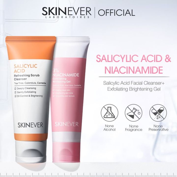 Buy 1 Get 1 SKINEVER Salicylic Acid and Niacinamide Refreshing ...
