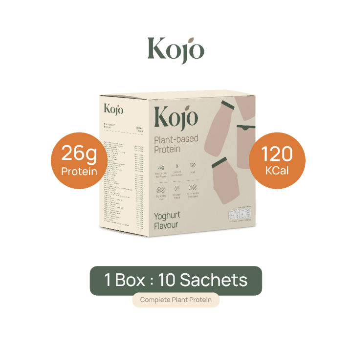 Kojo Plant Based Protein Flavour (แบบกล่อง)1 กล่อง บรรจุ 10 ซอง(ซองละ ...