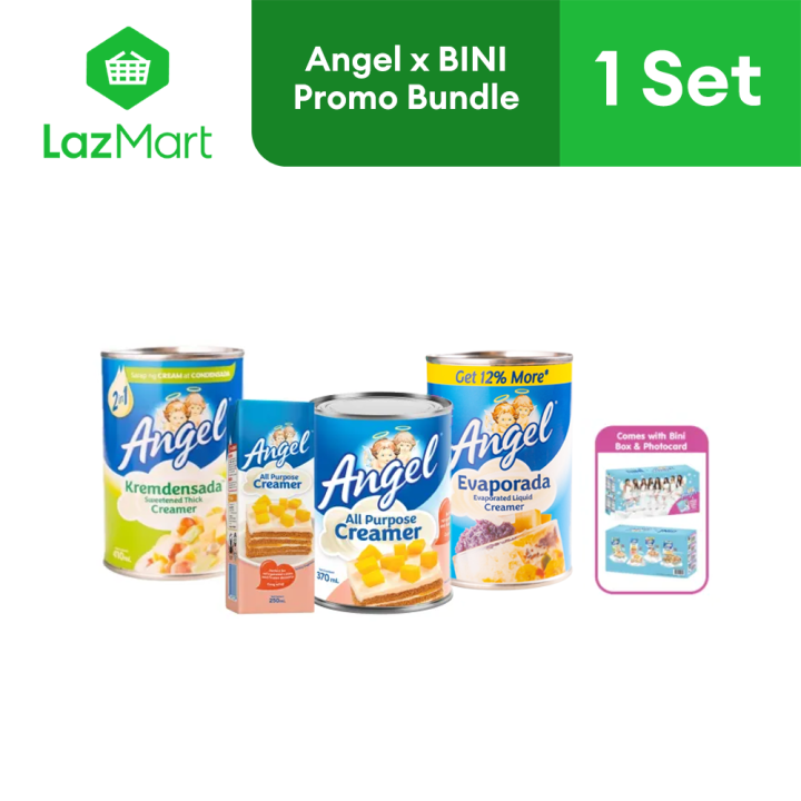 Angel x BINI Promo Bundle (Kremdensada 410ml x1 All Purpose Creamer Tetra 275ml x1 All Purpose ...