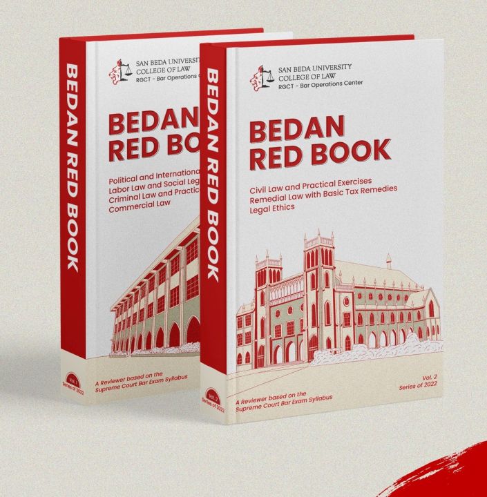 THE 2022 BEDAN RED BOOK (BRB) BEDAN RED BOOK 2022 Based on November 2022 Bar Syllabus | Lazada PH