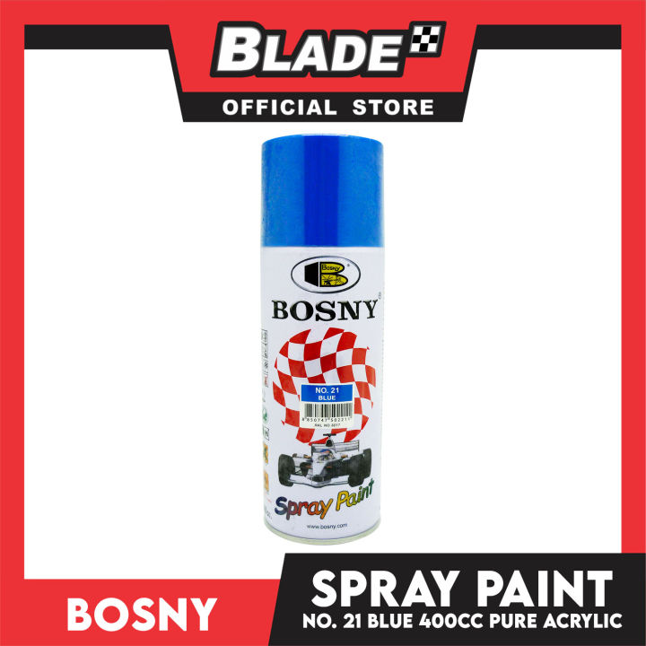 Bosny No.21 Spray Paint 400cc (Blue) | Lazada PH