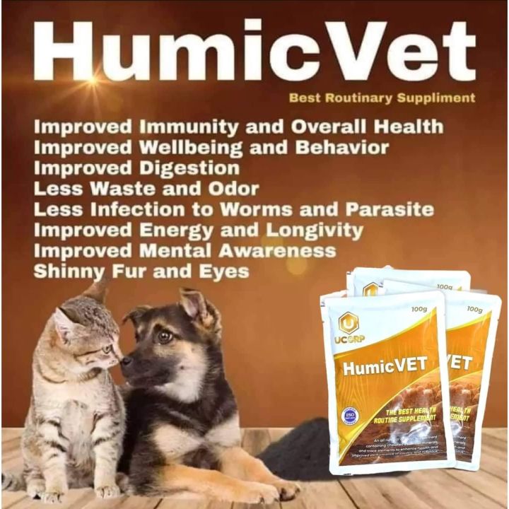 HumicVet - 100 grams /Organic Supplements for Animals, 100% Original ...