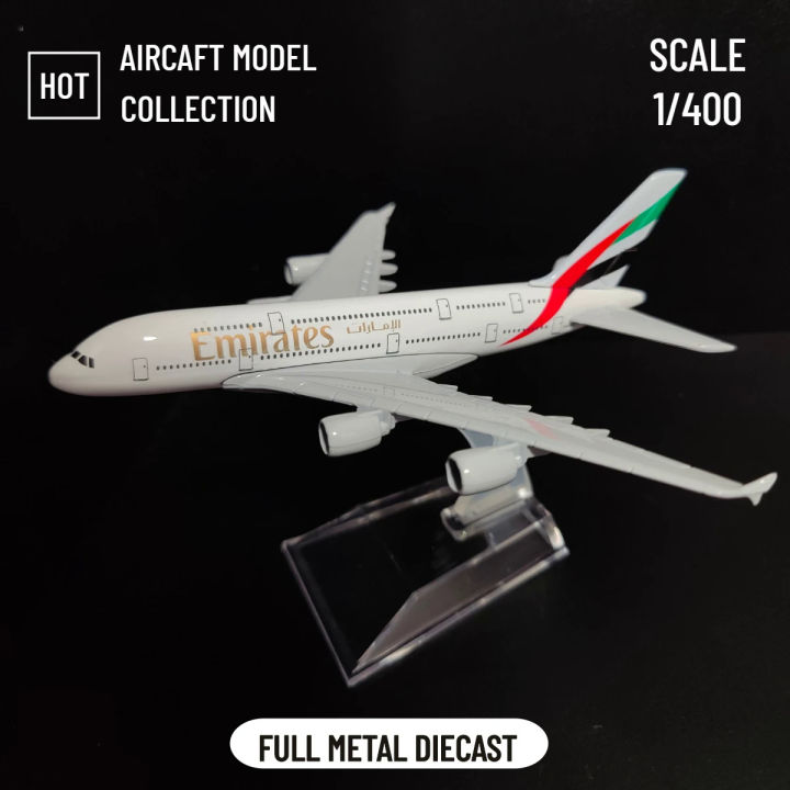 Scale 1:400 Metal Aircraft Emirates Airlines A380 B777 Airplane Diecast ...