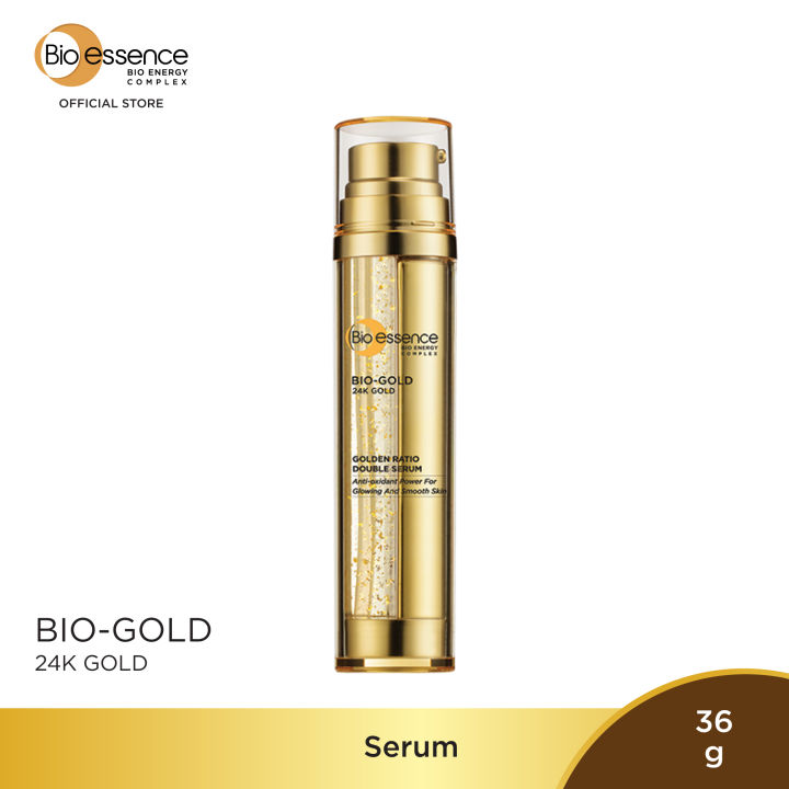 Bio-essence Bio-Gold 24k Gold Golden Ratio Double Serum 36g | Lazada