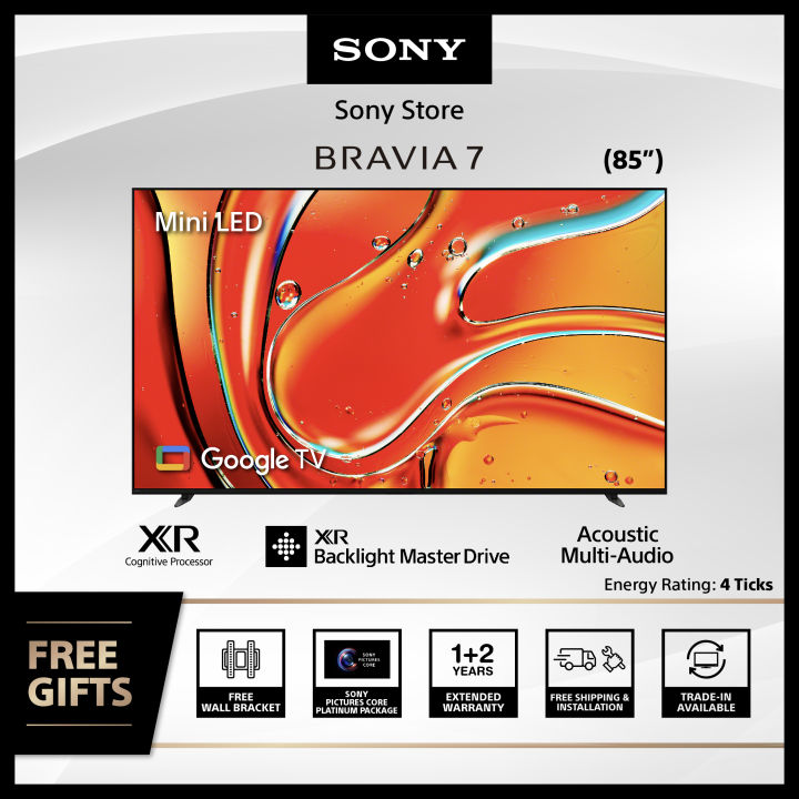 Sony BRAVIA 7 | 85 inch | 85XR70 | 4K Mini LED TV | 3 Years Warranty ...