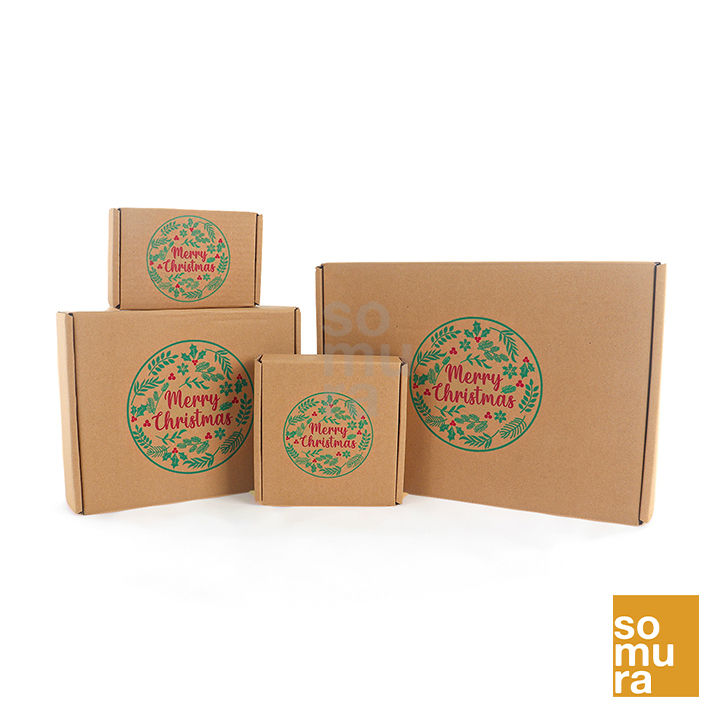 Merry Christmas Corrugated Cardboard Box Gift Box | Lazada PH