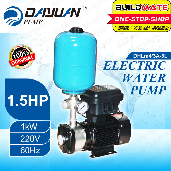 DAYUAN Intelligent Water Booster Jet Pump Tank DHLM43A - BUILDMATE ...