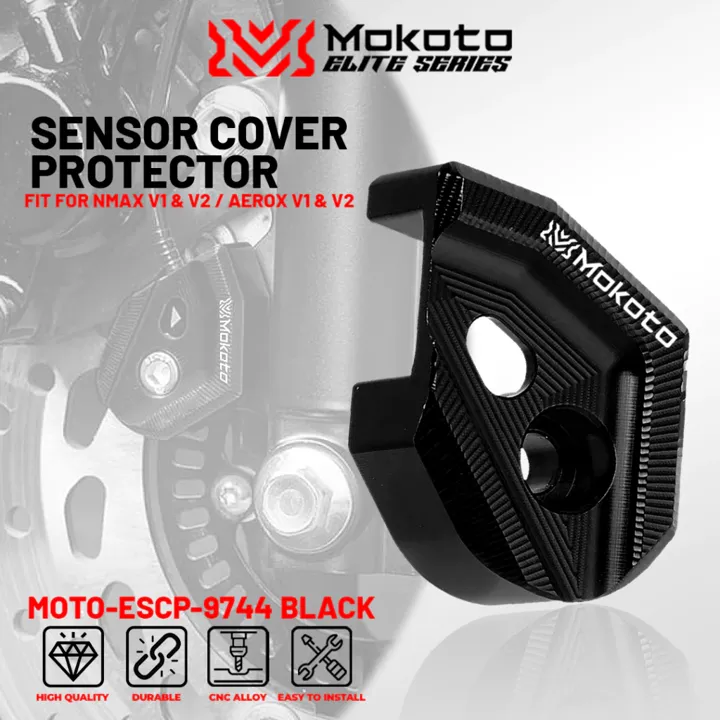 CNC Sensor Cover Front Wheel ABS Guard Protect for Nmax v1 v2 Aerox v1 ...
