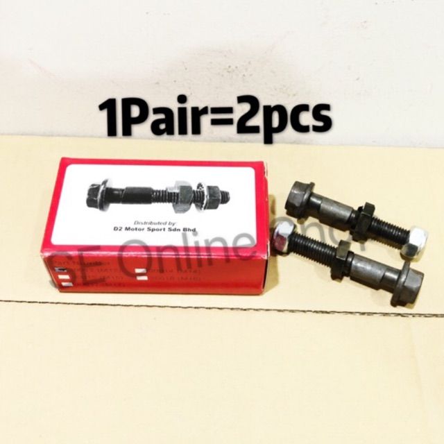 D2 M12 Heavy Duty Camber Bolt Camber Nut Proton,Perodua,Honda,Nissan ...