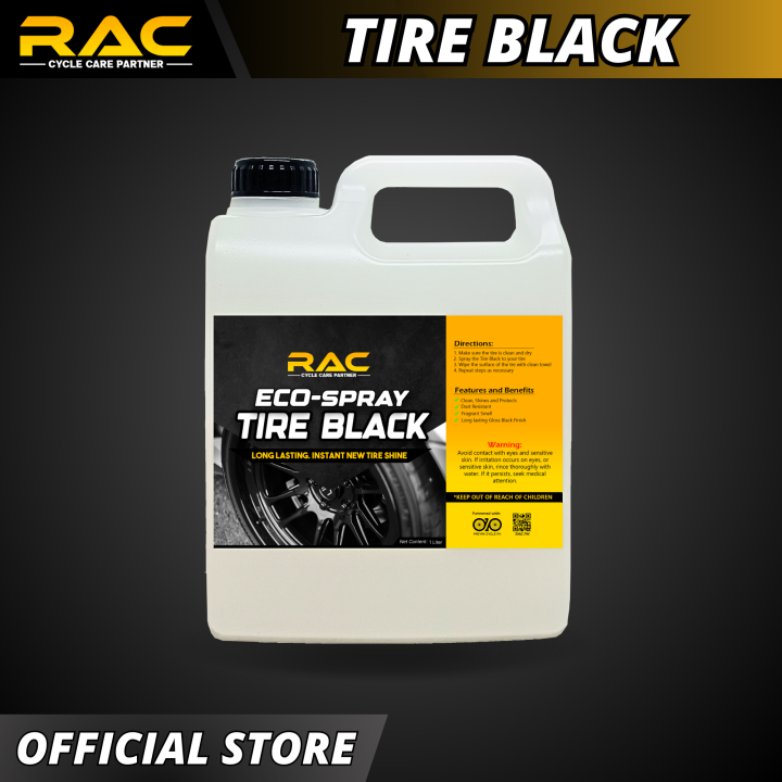 RAC Tire Black 1 Liter Bike/Motorcycle/Car | Lazada PH