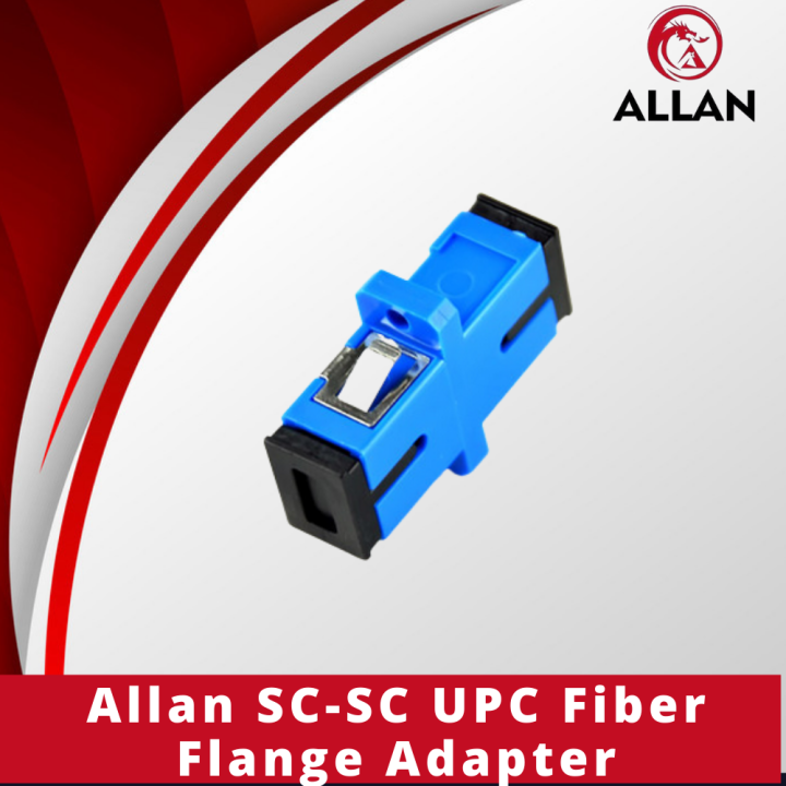 Allan 1pc SC-SC UPC Fiber Flange Simplex Single-mode Fiber optic Adapter Optical Fiber Coupler ...