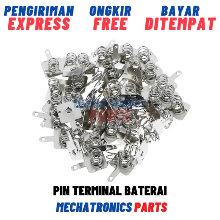Pin Terminal Baterai PCB Terminal Batere AA AAA | Lazada Indonesia