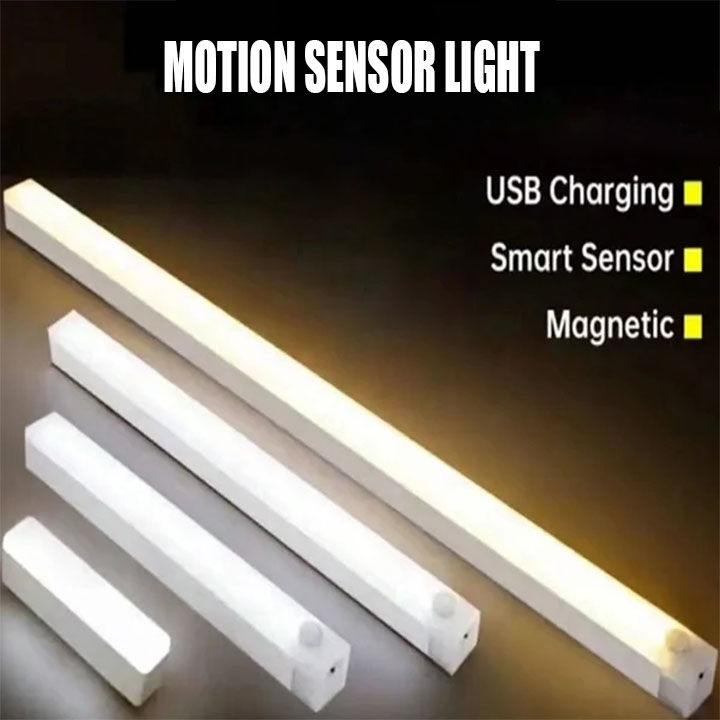 Wireless USB Rechargeable Motion Sensor LED Closet Light Built-in ...