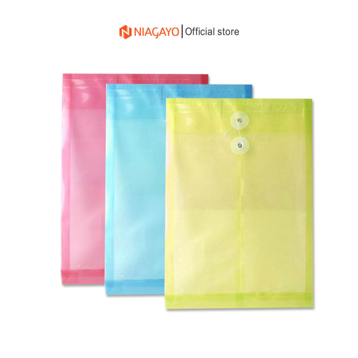 Map Plastik Folio F4 Dengan Tali Warna Transparan Map Dokumen | Lazada ...