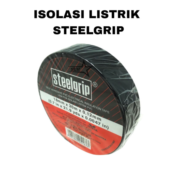 Isolasi Listrik Steelgrip / Isolasi Kabel Listrik | Lazada Indonesia