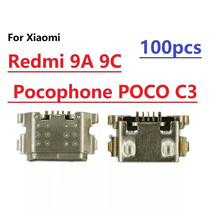 USB Charging Plug Port Socket For Xiaomi Redmi 9A 9C Pocophone POCO C3 ...