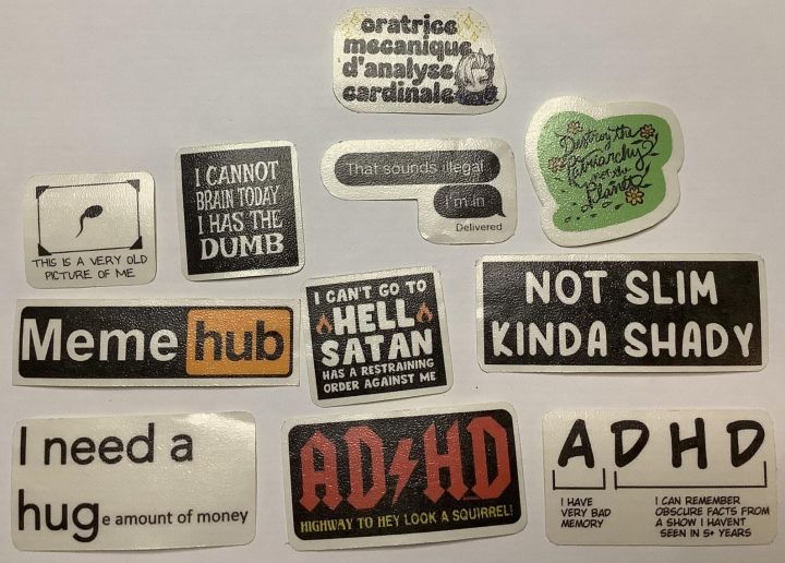 STICKER Inspirational Statements and Humorous/Funny Quotes | Lazada PH