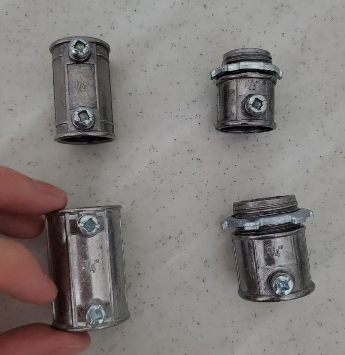 EMT CONNECTOR OR COUPLING 1/2" to 1" - EMT PIPE FITTINGS | Lazada PH