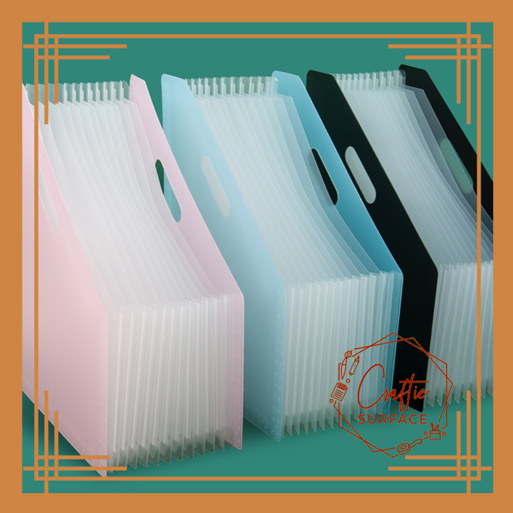 A4 Standing Slanted Expandable File Holder Organizer | Lazada PH