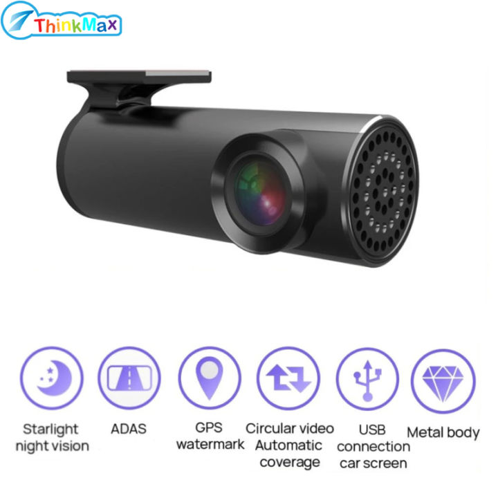 รถขับรถที่บันทึก ADAS ที่นำทาง Android Usb กล้องติดรถยนต์เลนส์มุมกว้าง ...
