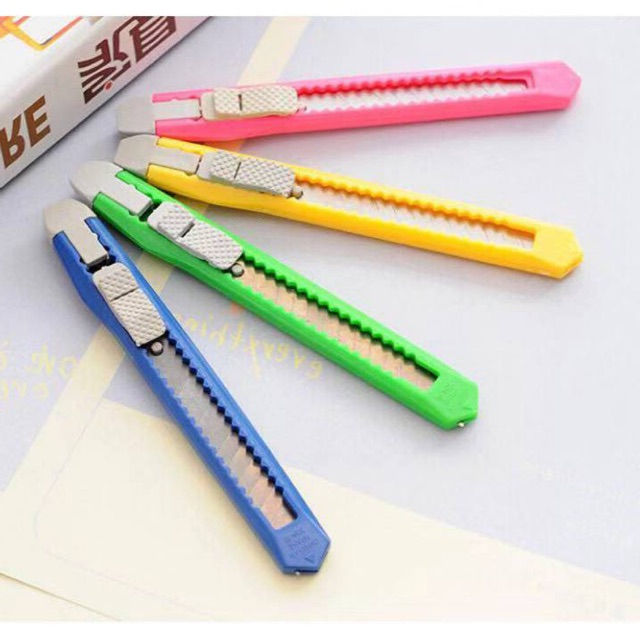 Utility Cutter Knife Small Cutter Blade Refill Wallpaper Office School Workplace Mata Pisau ...