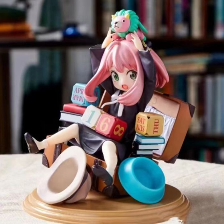 Anime Spy X Family Anya Figure Toys Loid Yor Forger Chibi Anua Figure ...